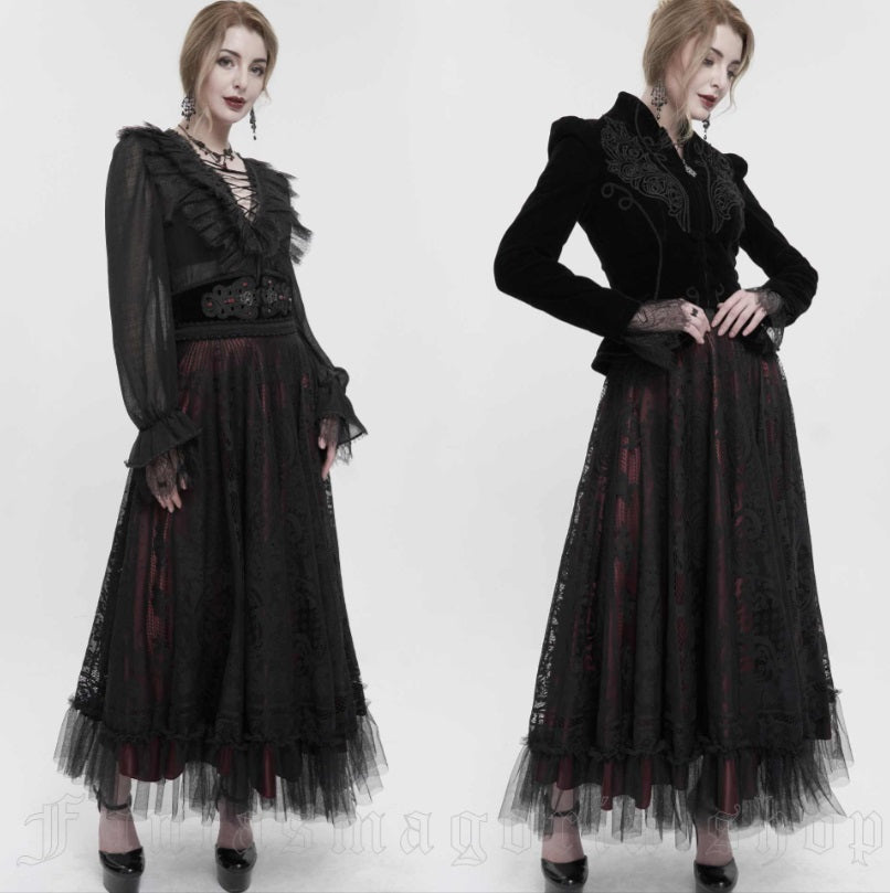 Skirt - Vampire's Desire Maxi – Red Moon Curios